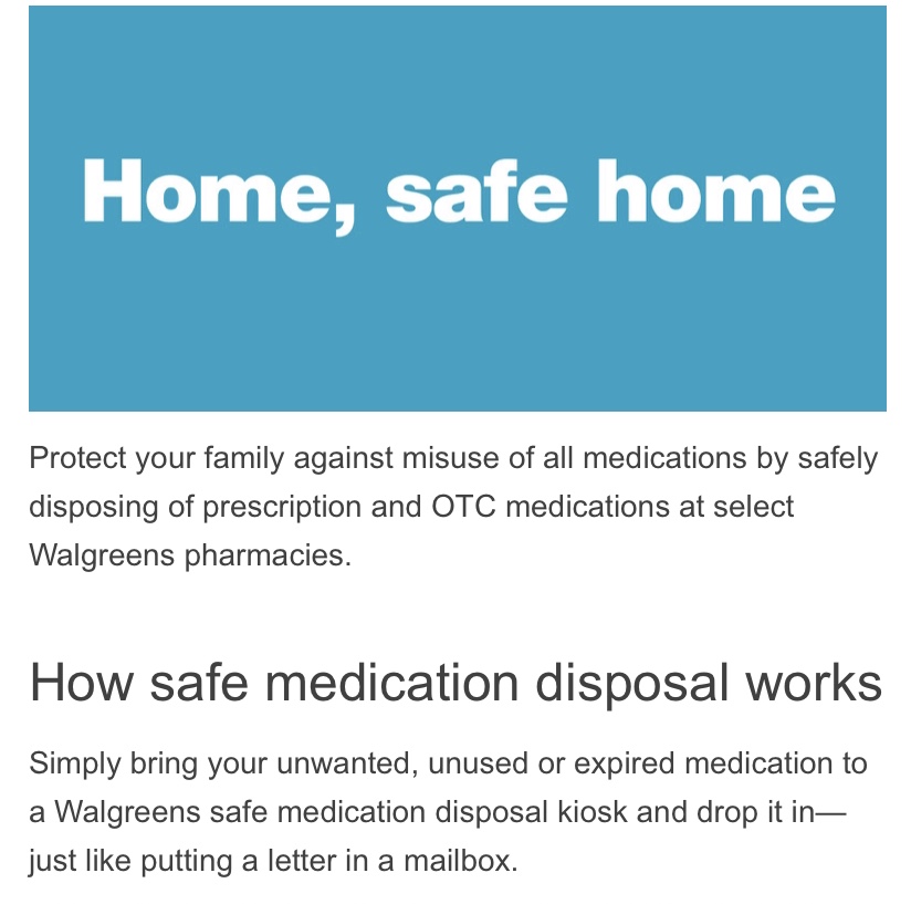 Medication Drop Off – Zero Waste Education